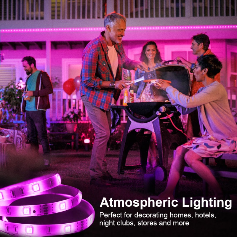 Led Strip Lights 20M 10M 5M Waterproof Rgb Led Light with Remote for ...