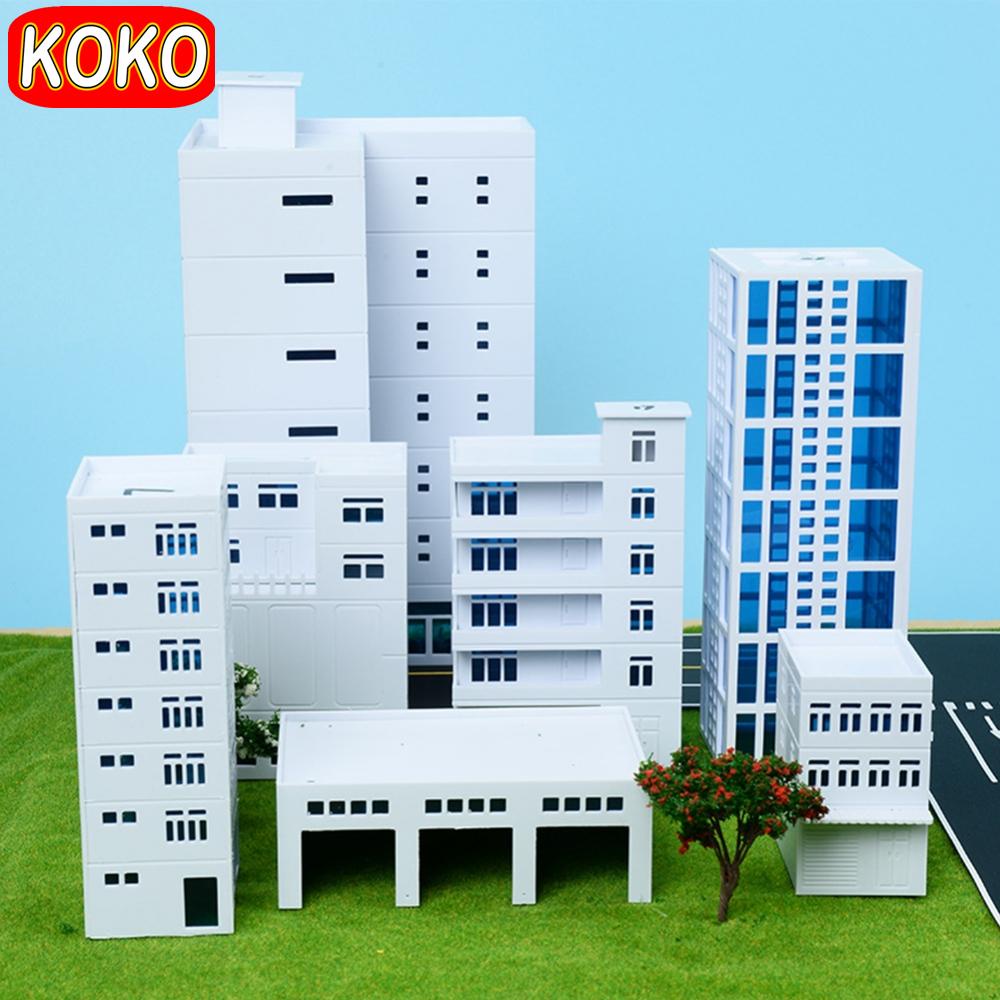 Train Railroad N Scale Building Model office Apartment Building DIY ...