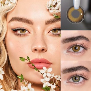 Fresh Lady Brown Contact Lenses New York Big Eye Makeup Contact Lens ...