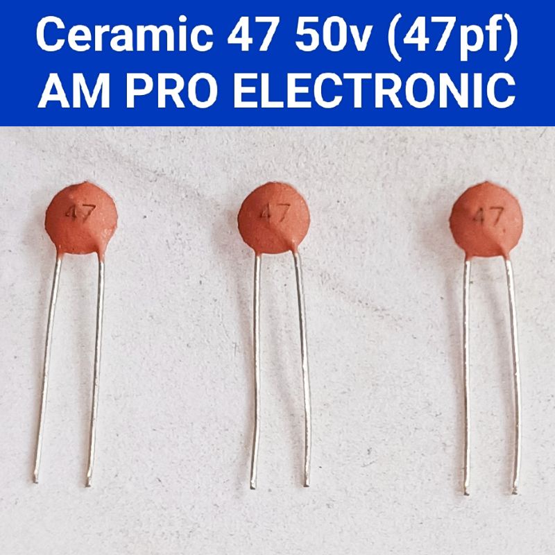 Ceramic Capacitor 47pf 50v 47 pf Capacitor | Shopee Philippines