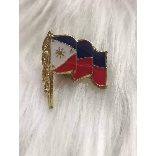 Collar Pin for Polo Shirt Barong Cap Bag Philippine Flag Pin | Shopee ...