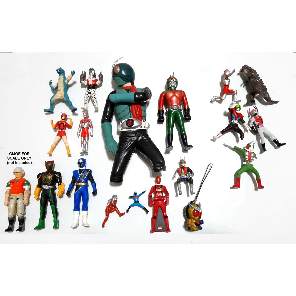 LOT SALE : KAMEN MASKED RIDER Mini vintage action figure toy sentai ...