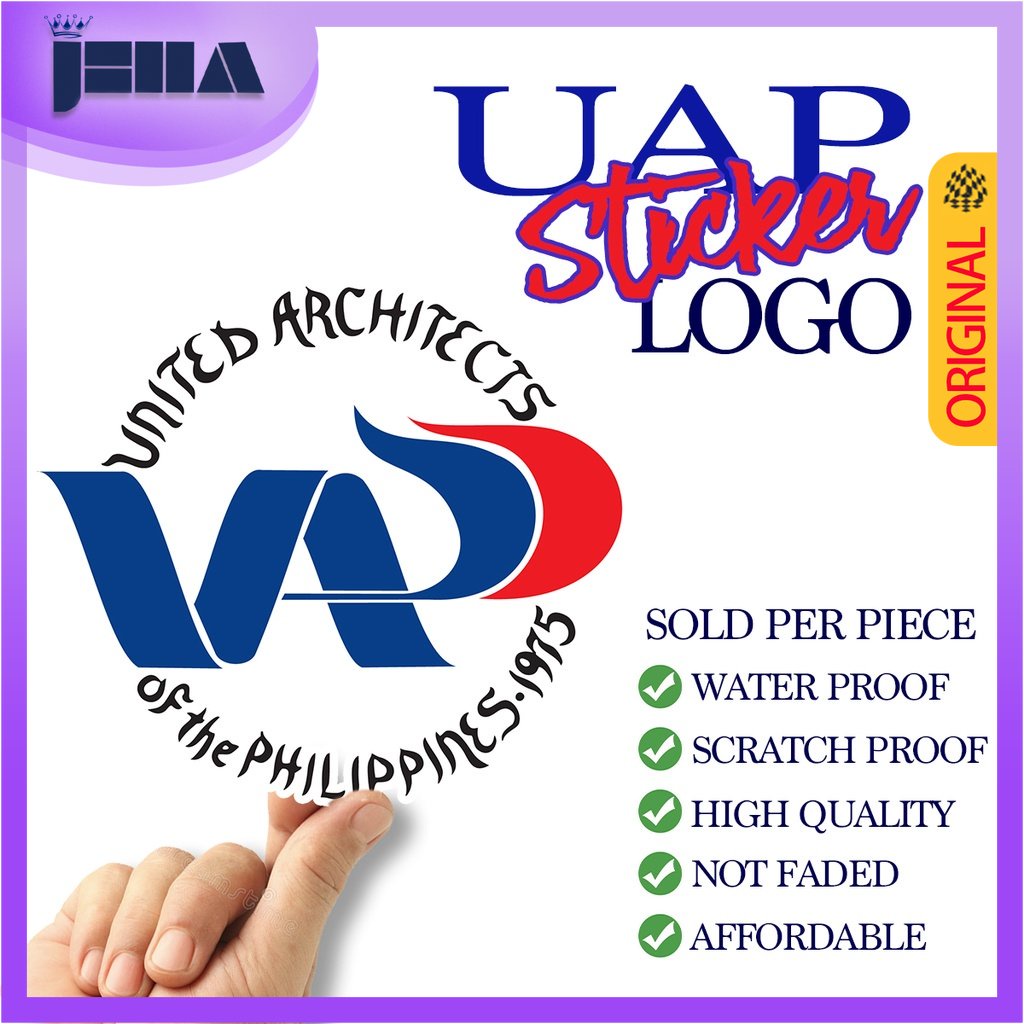 Vinyl Stickers UAP - United Architects of the Philippines Logo ...