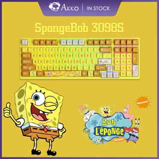 Akko SpongeBob/Patrick 3098S Bundle RGB Wired Mechanical Gaming ...