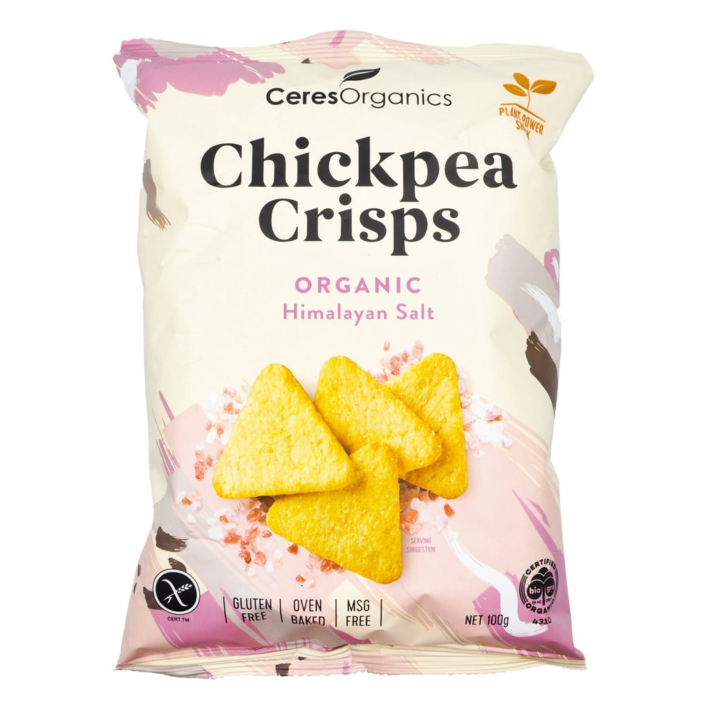 Ceres Organics Chickpea Crisps - Himalayan Salt (100g) | Shopee Philippines