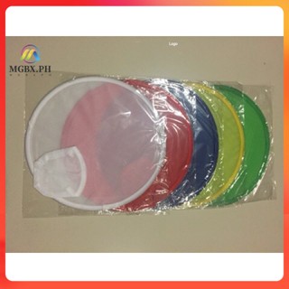 1Pc Foldable Round Fan Plain Colorful Nylon Frisbee Fan With Pouch ...