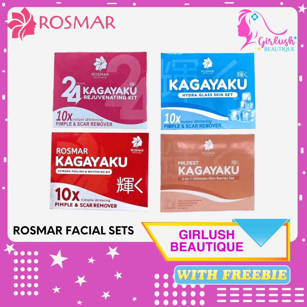 Rosmar Kagayaku 24h Rejuv Set Extreme Rejuv Set Hydra Glass Skin Set Skin Barrier Mildest