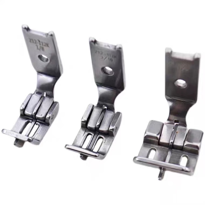Middle Edge Guide Presser Foot 212-112K For Industrial Double Needle ...
