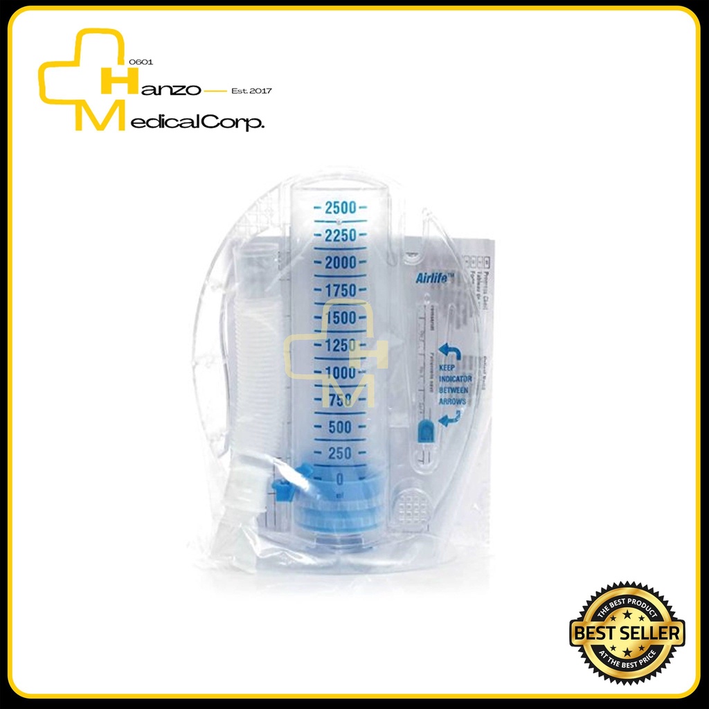 AIRLIFE VOLUMETRIC INCENTIVE SPIROMETER 4000ML | Shopee Philippines