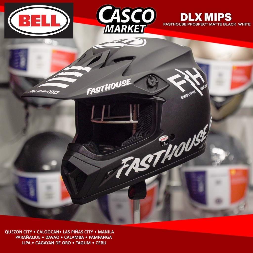 BELL MX9 FASTHOUSE PROSPECT MIPS OFF ROAD MATTE BLACK MOTORCYCLE HELMET ...