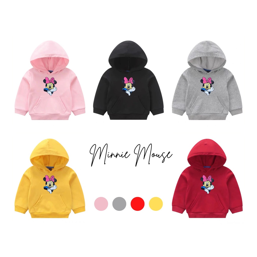 MINNIE MOUSE Kids Hoodie Thick Jacket Cartoon Character (2-10 yrs. old ...