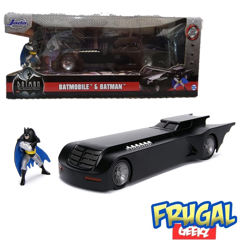 Batman: The Animated Series - Batmobile and Batman Diecast 1:24 scale ...