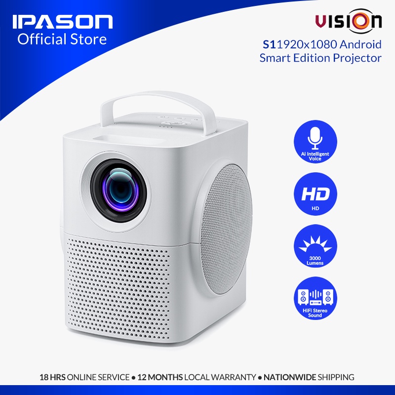 S1 1920*1080 Android Smart Edition Projector | Shopee Philippines