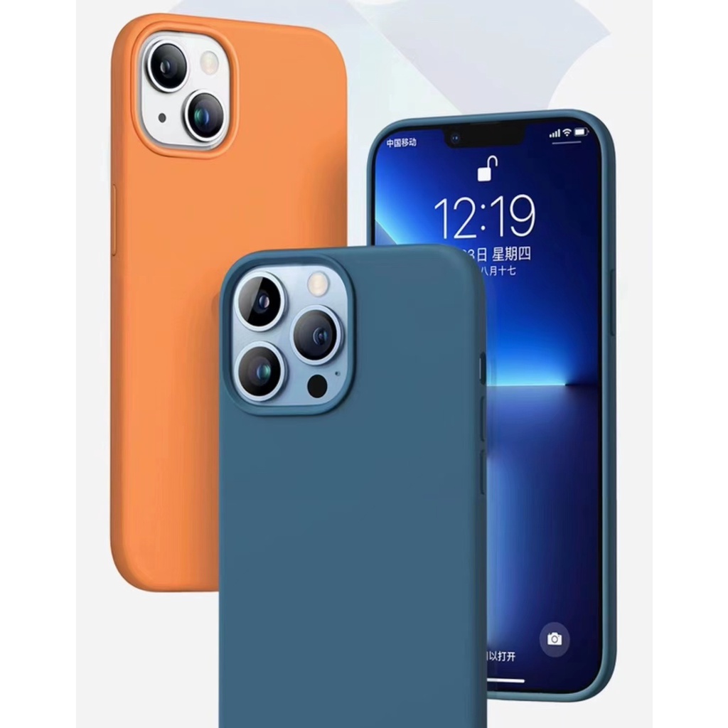 Silicon liquid soft case iPhone 13 13Pro 13ProMax 13Mini 13 Pro Max ...