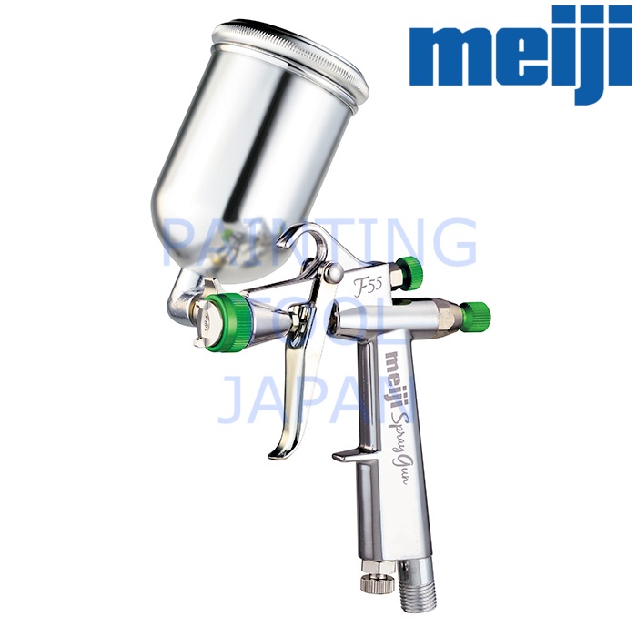 Meiji F55-G05 0.5mm small spray gun for touch-up paint side cup type ...