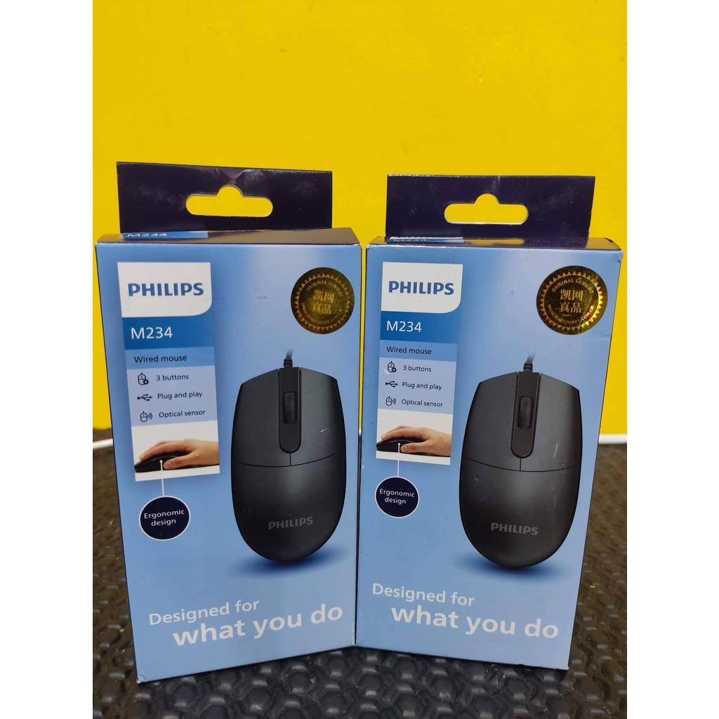 Philips Wired mouse M234 | Shopee Philippines