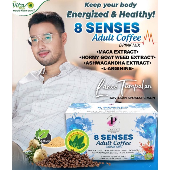 FIRST VITA PLUS 8 SENSES ADULT COFFEE | Shopee Philippines