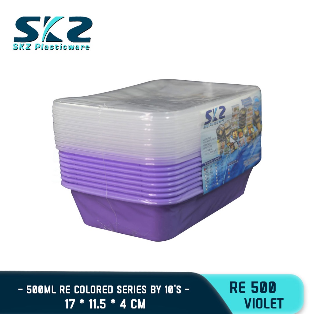 SKZ COLORED CONTAINER RECTANGULAR SERIES RE500 ENVIRONMENTAL FRIENDLY ...