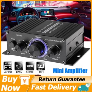 400w Mini Audio Amplifier Home Amplifier Bluetooth-free Auto Stereo ...