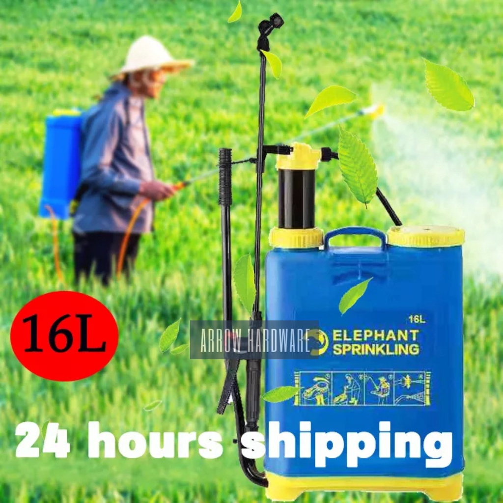 16L of Agricultural spray MANUAL Garden Knapsack Manual Sprayer Gardening/Disinfectant Spray ...