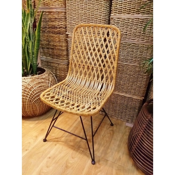 ELEGANT RATTAN DINING CHAIR | Shopee Philippines