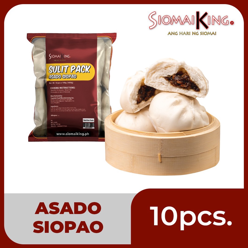 SIOMAI KING SULIT PACK ASADO SIOPAO (FROZEN) | Shopee Philippines