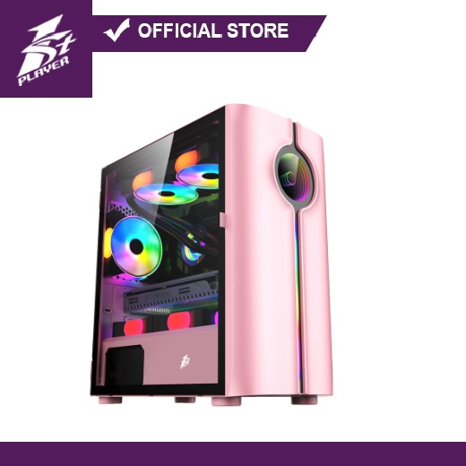 1STPLAYER INFINITE SPACE IS3 MID-TOWER GAMING CASE W/ LED STRIP FRONT ...