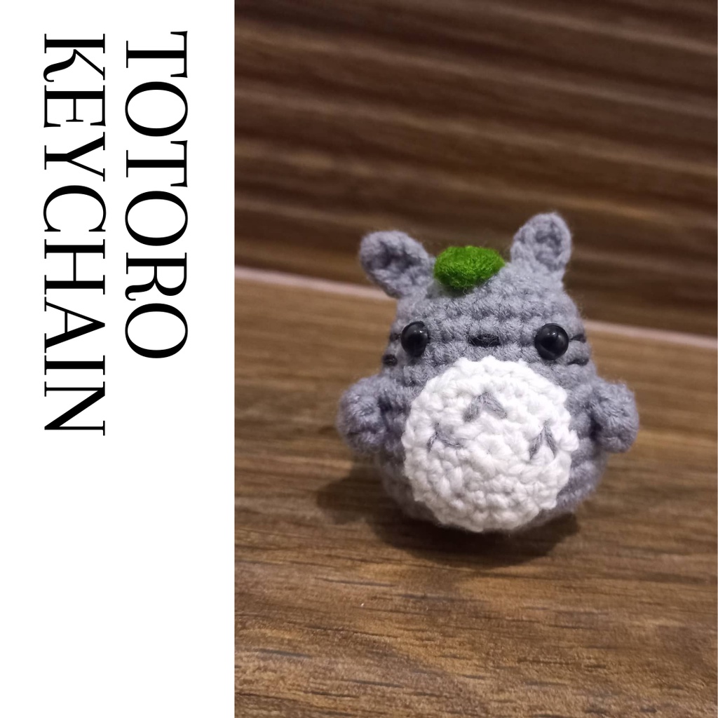 Handcrafted Crochet Totoro Keychain (PRE-ORDER) | Shopee Philippines