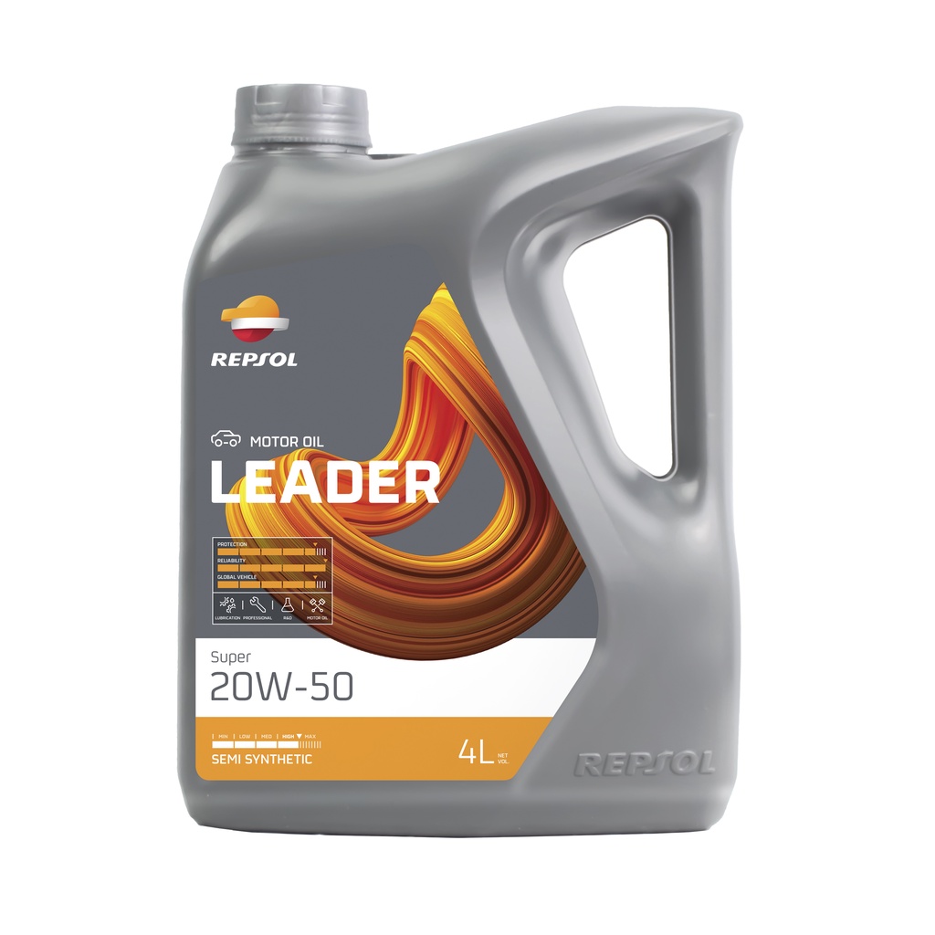 Repsol LEADER SUPER 20W-50 4L | Shopee Philippines