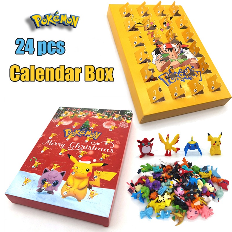 2023 New POKEMON Christmas Advent Calendar Box 24 Days / 24 Pokemons ...