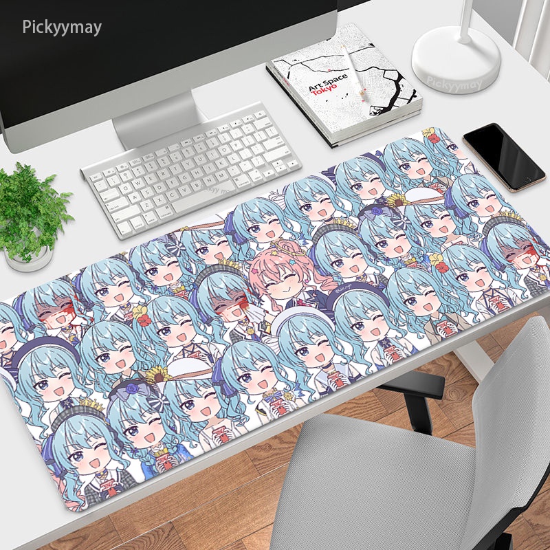 Kawaii Anime Girls Mousepad Hoshimachi Suisei Hololive Pc Cute Laptop ...
