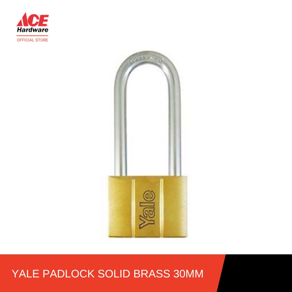 Yale Brass Long Shackle Padlock 40mm | Shopee Philippines