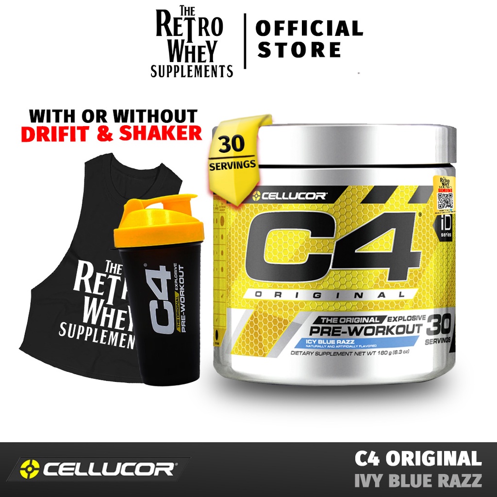 Cellucor C4 Original Explosive Pre Workout, Bottle of 30 Servings with ...