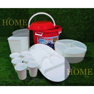 #9822 Sunnyware Picnic Mate Set Deluxe (3 Colors) | Shopee Philippines