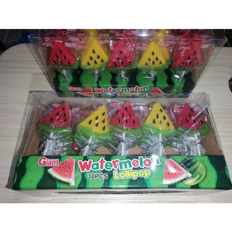 WATERMELON LOLLIPOP 30pcs | Shopee Philippines