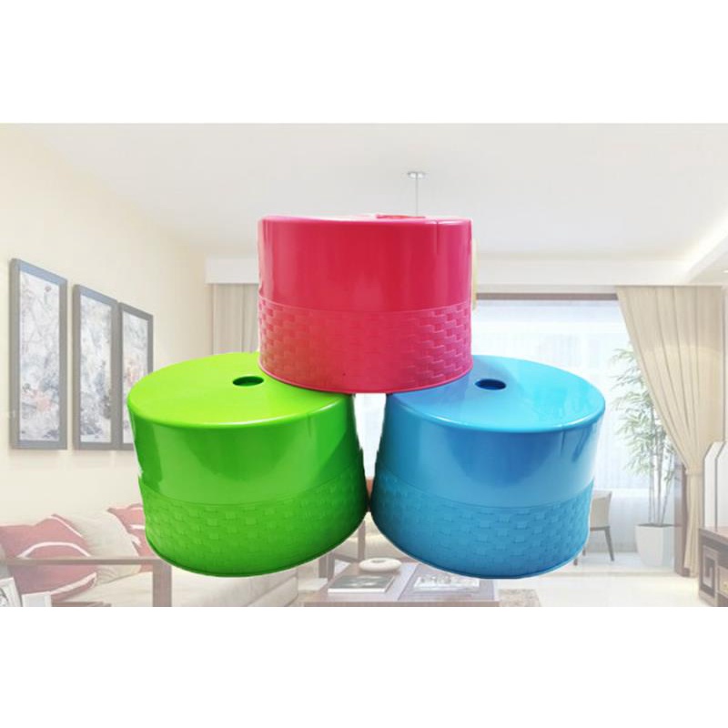 Rattan Plastic Laundry Stool/ Round Stool /Kiddie Stool Round Plastic ...