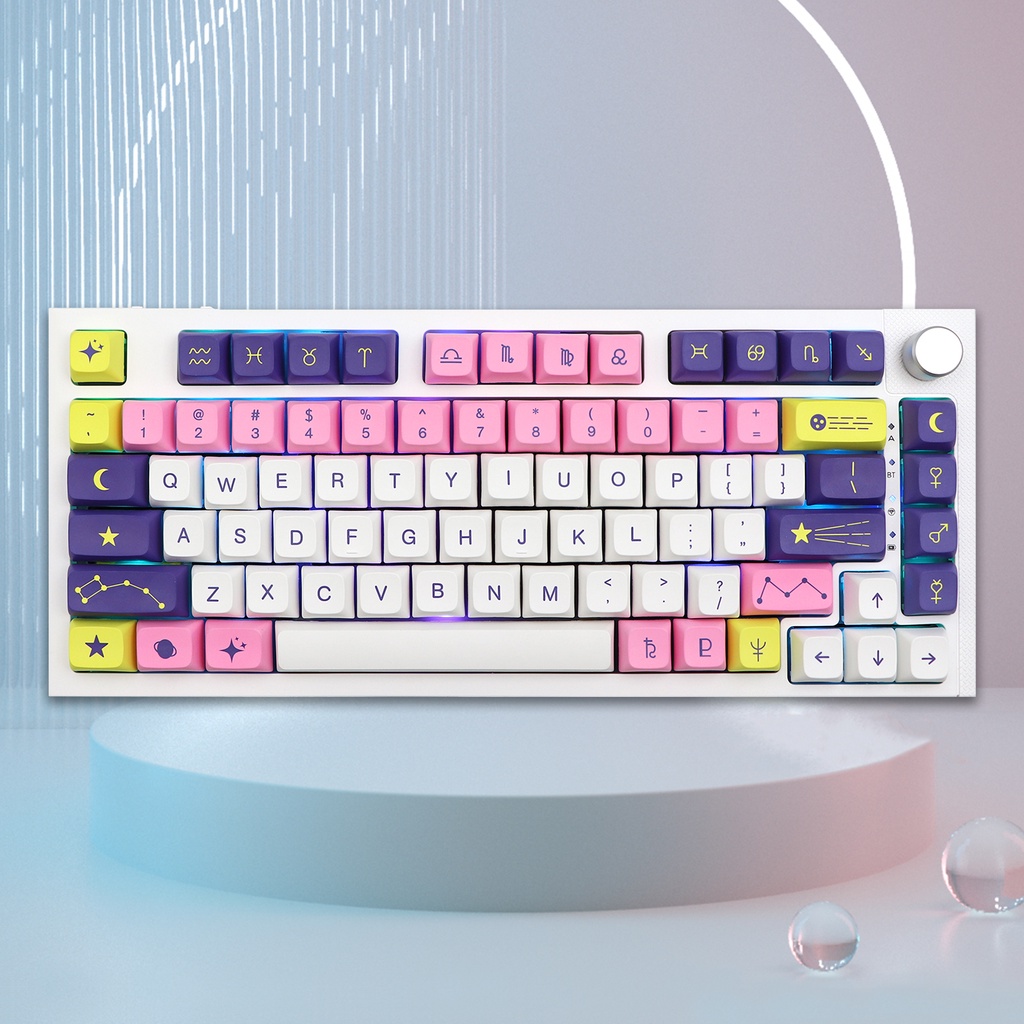 141 Keys Astrolokeys Keycaps XDA Profile English PBT Dye Sublimation ...