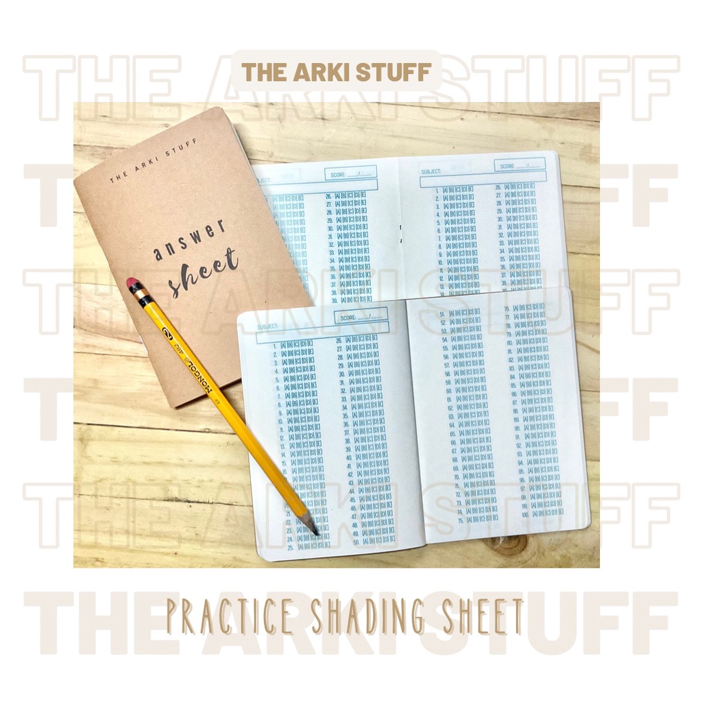 Practice Shading Sheet | Shopee Philippines