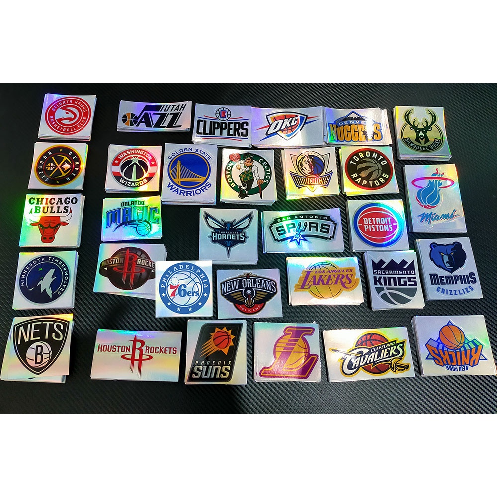 Hologram Laminated NBA Team Logo | Shopee Philippines