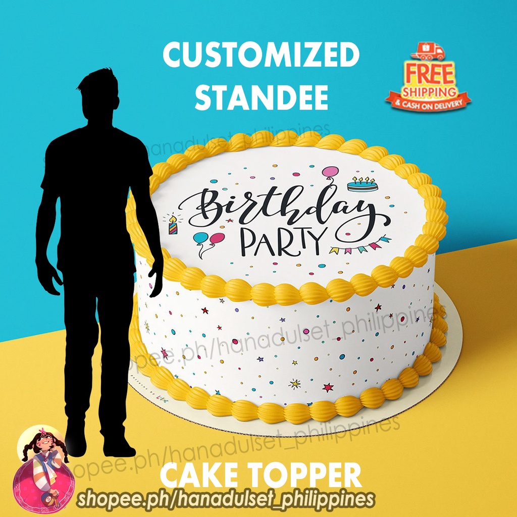 customized standee | customized cake topper | mini standee | souvenir ...