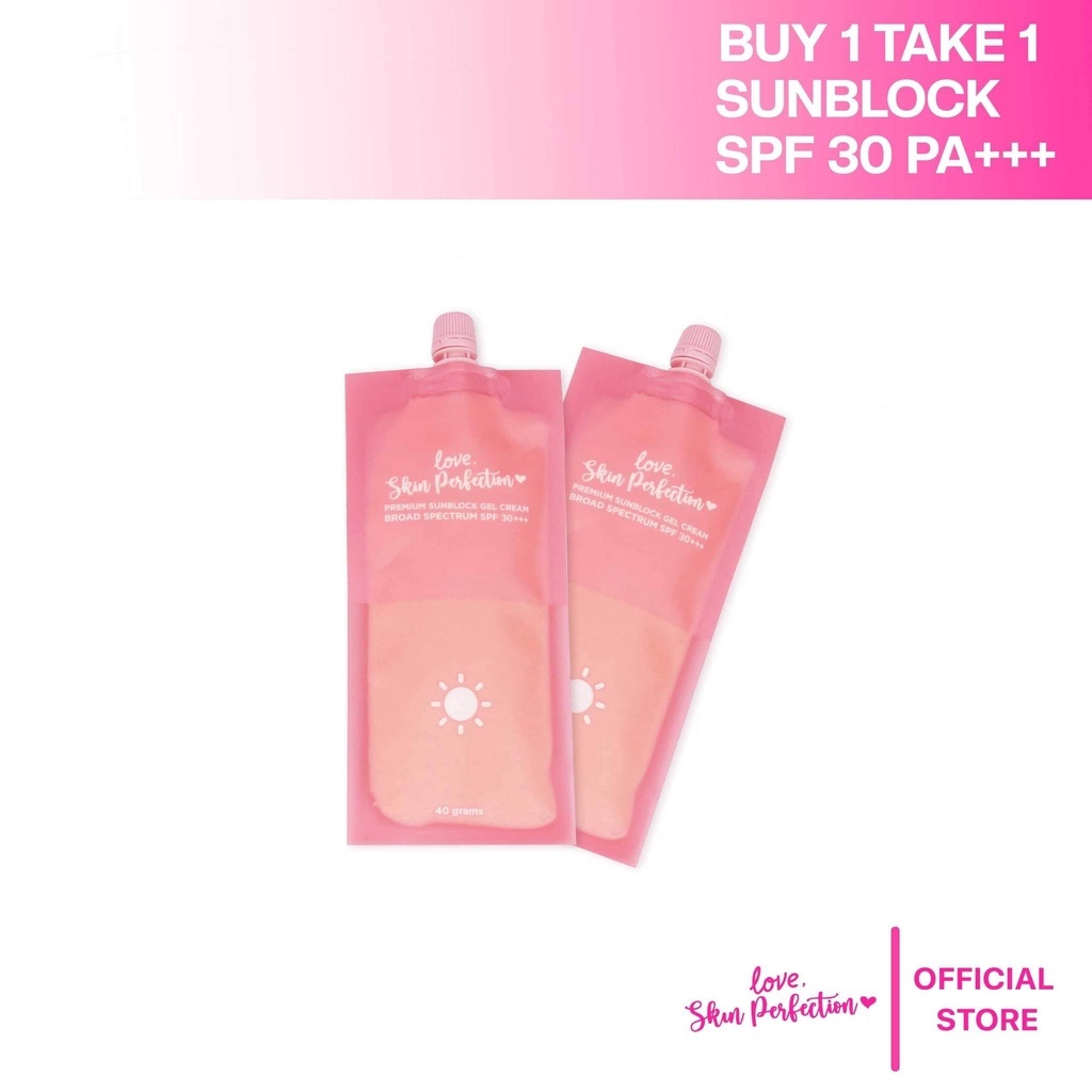 BUY 1 TAKE 1 Skin Perfection Premium Sunblock Gel Cream 40g /Skin ...
