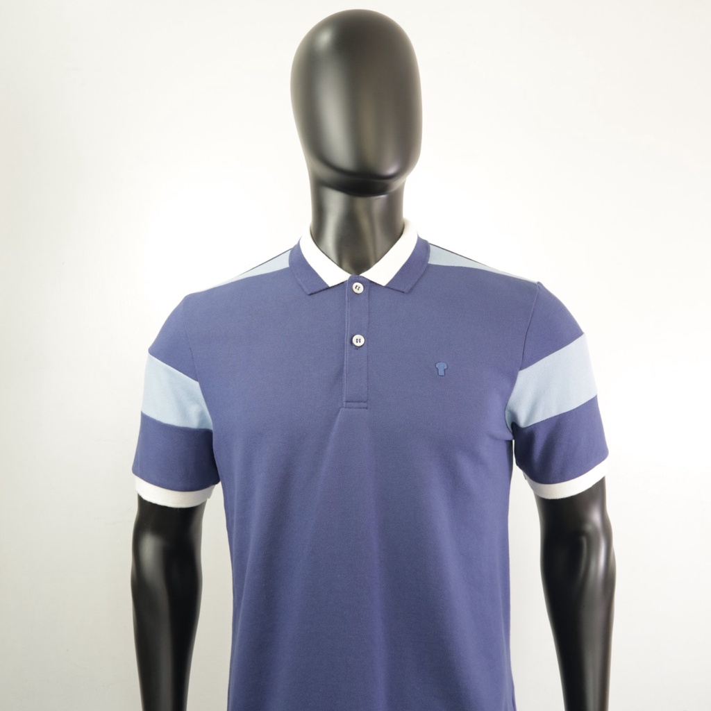COLLEZIONE C2 Regular FIT 22MT1K070 NAVY ALTER Pique Polo Shirt Wear ...