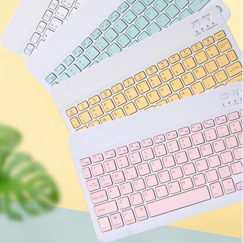 7 inches Rechargeable portable Bluetooth keyboard wireless Keyboard for ...