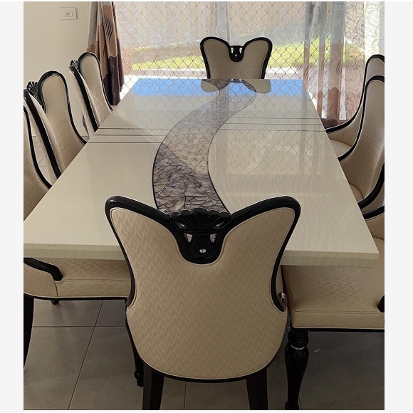 Modern design luxury 8 or 10 seater 2m or 2.4cm marble dining table ...