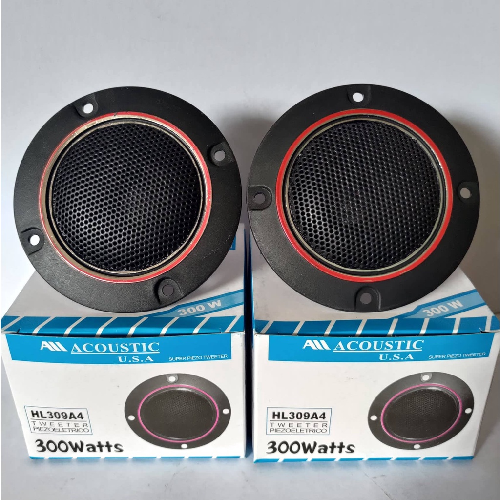 Super Piezo HL309A4 Tweeter 300watts Acoustic 3inches with free ...