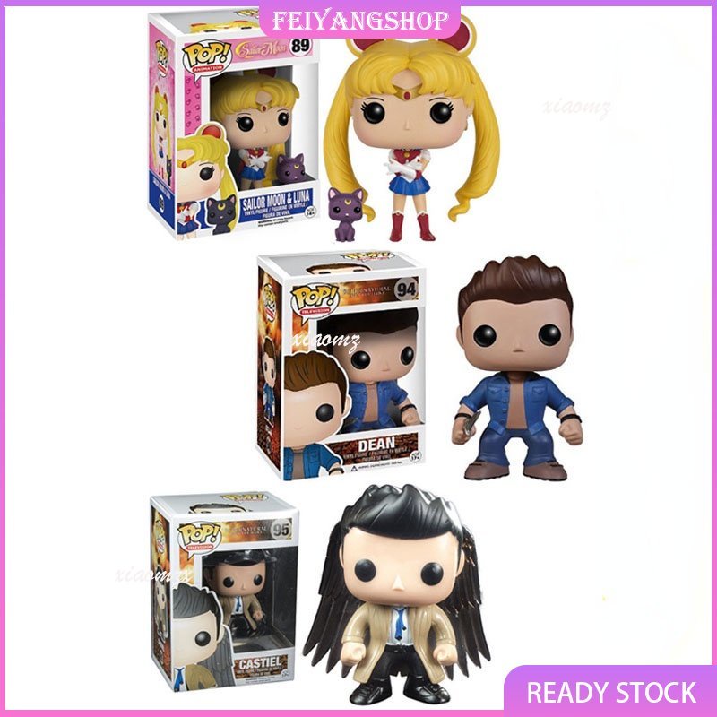 Funko Pop Sailor Moon 89 Labyrinth Evil Forces Dean 94 Castiel 95 Doll ...