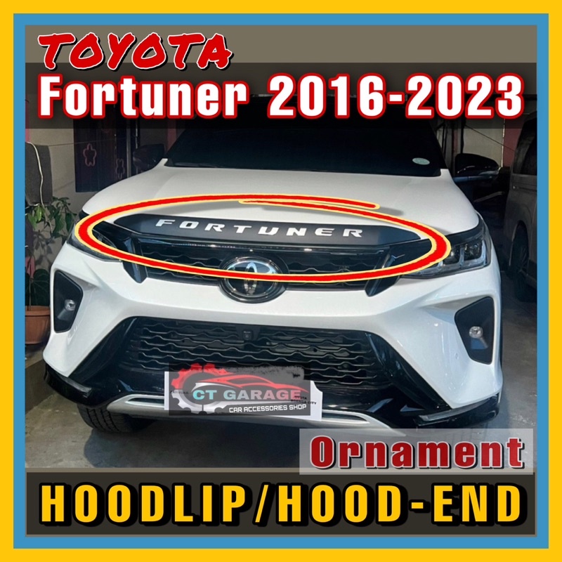TOYOTA FORTUNER 2016-2023 HOOD LIP/HOOD GUARD/HOOD END (fortuner ...