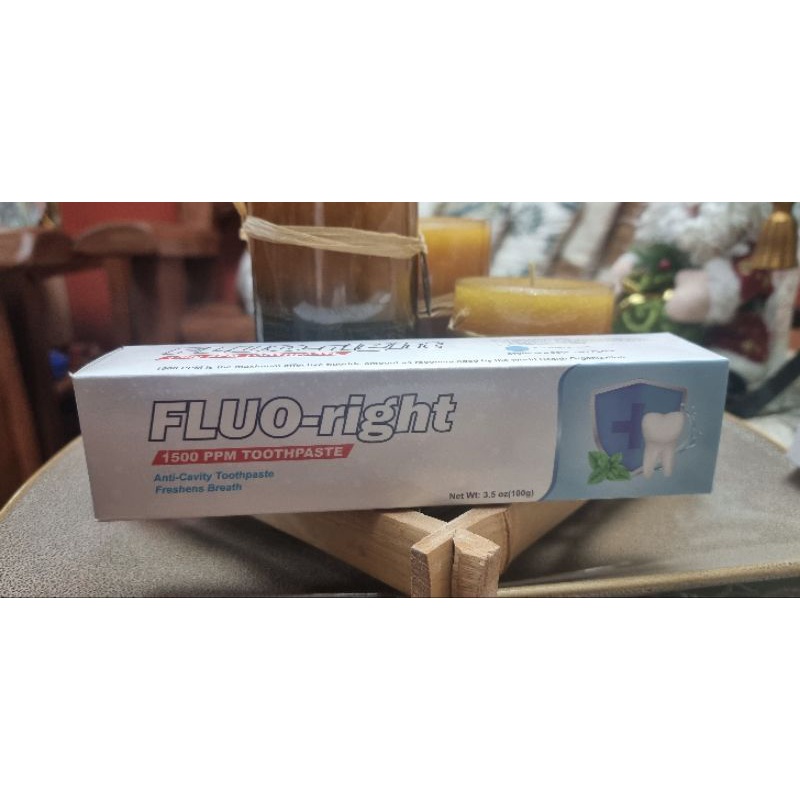 Fluo-Right Toothpaste 1500PPM Maximum Effective Fluoride former Dok ...