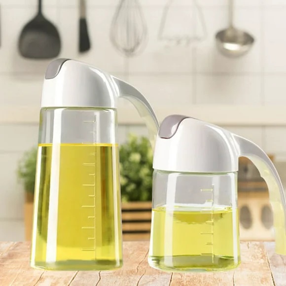 Browns Cooking Oil Bottle Dispenser Liquid Condiments Dispensing Glass ...