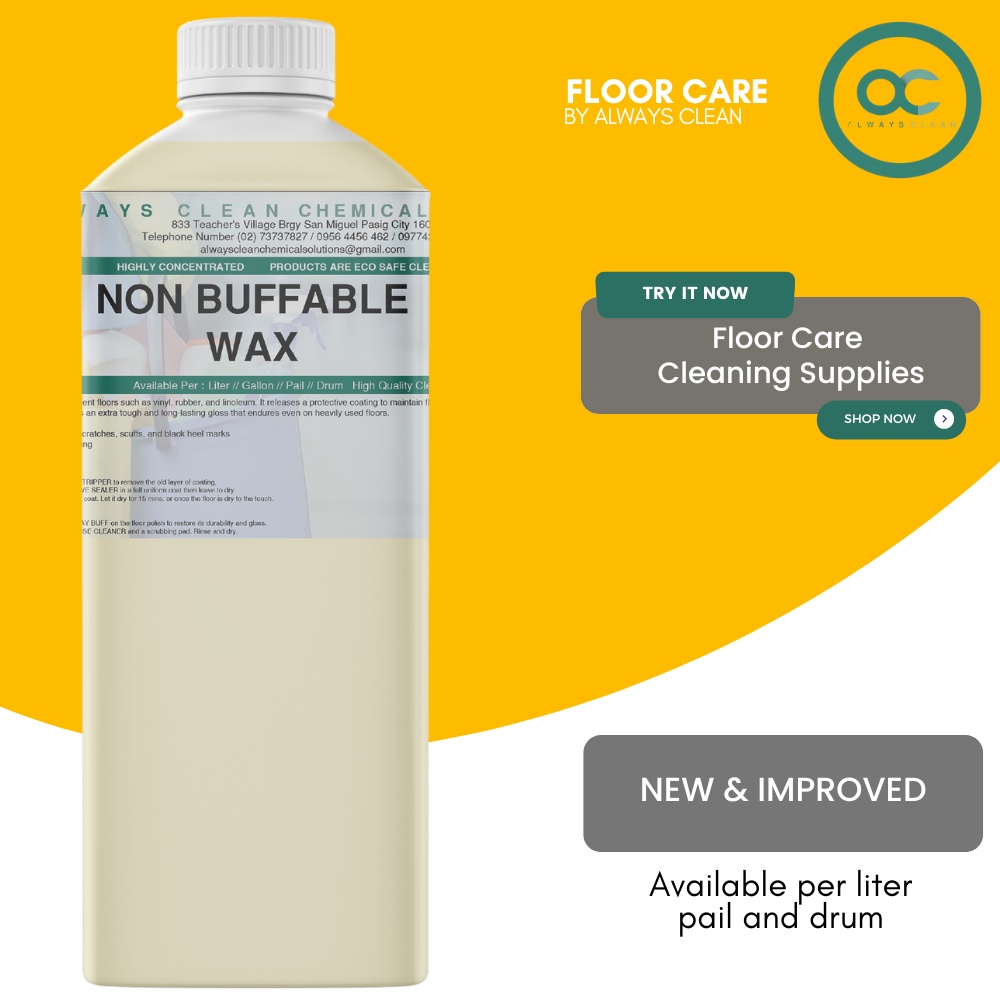 NON BUFFABLE EMULSION WAX 1 LITER | Shopee Philippines